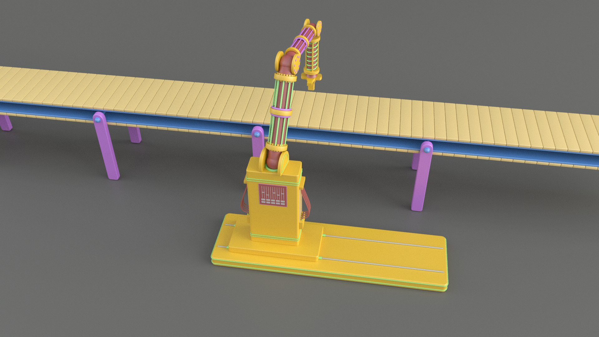 3D Cartoon Production Line - TurboSquid 2118513