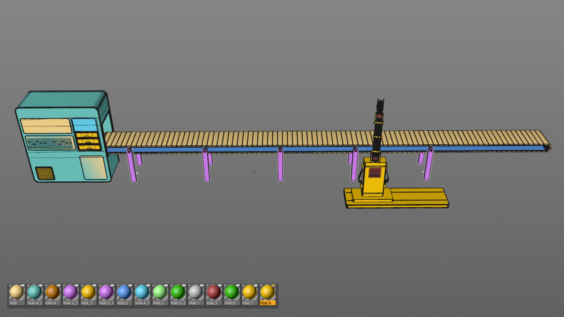 3D Cartoon Production Line - TurboSquid 2118513