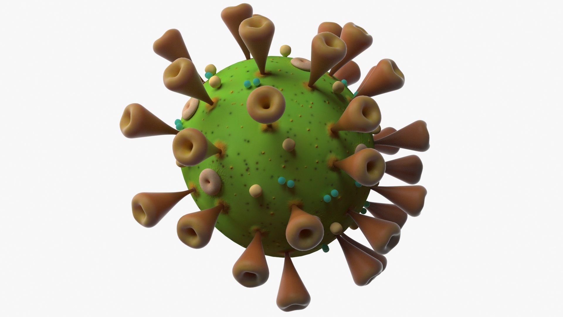 3D Corona Virus Cross Section - TurboSquid 1618773
