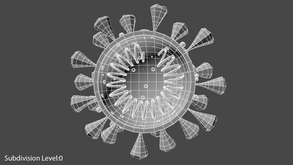 3D corona virus cross section - TurboSquid 1618773