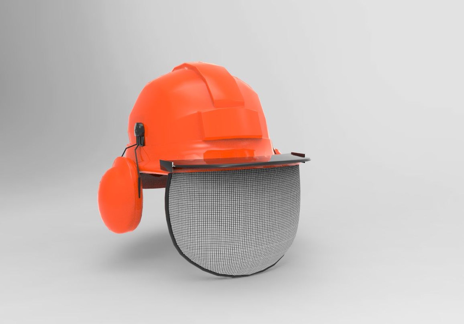 Lumberjack safety helmet 3D model - TurboSquid 1344860