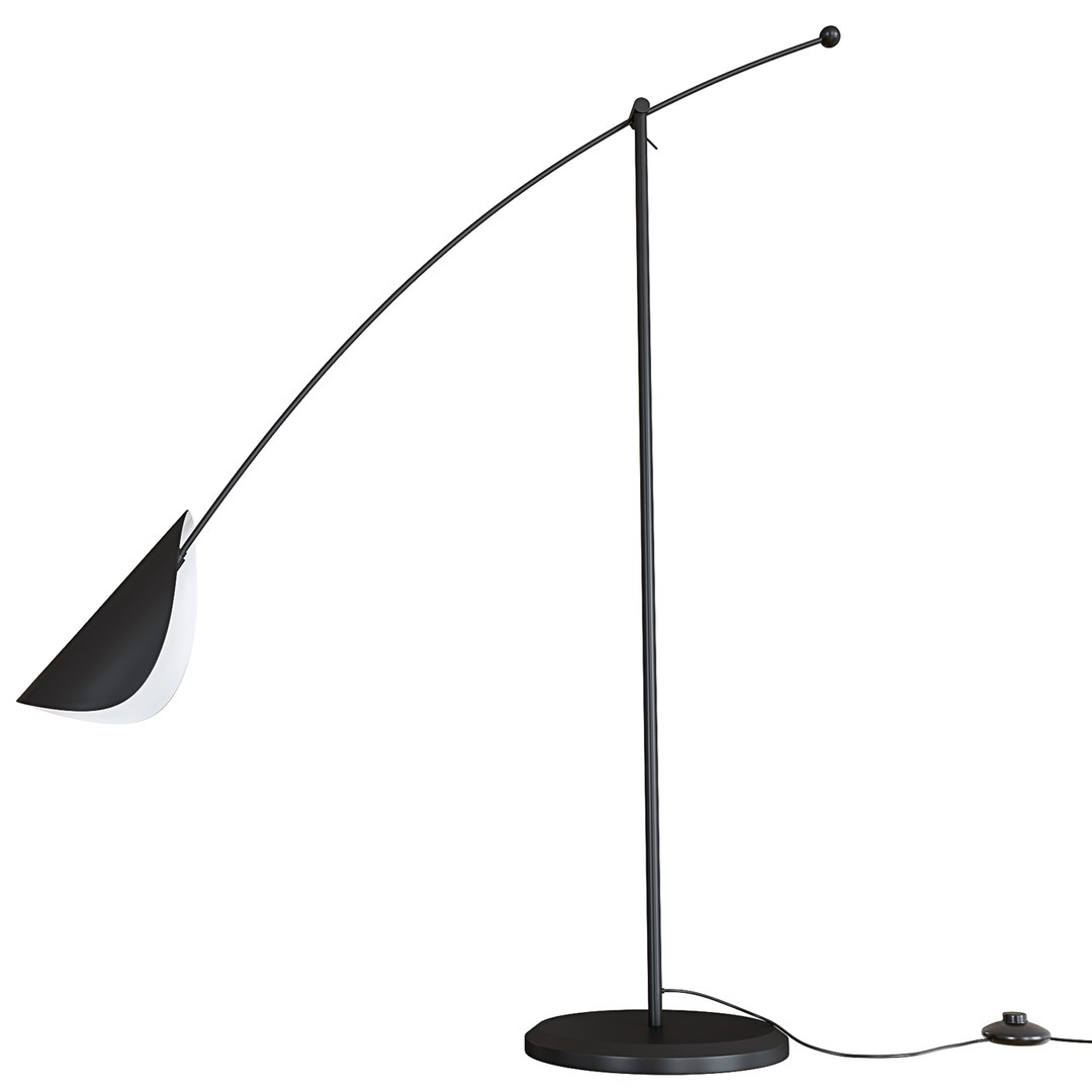 3D Funambule Adjustable Reading Arc Floor Lamp Model - TurboSquid 1850348