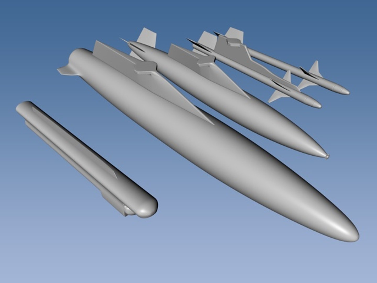 Armament Jet Fighter 3d Model