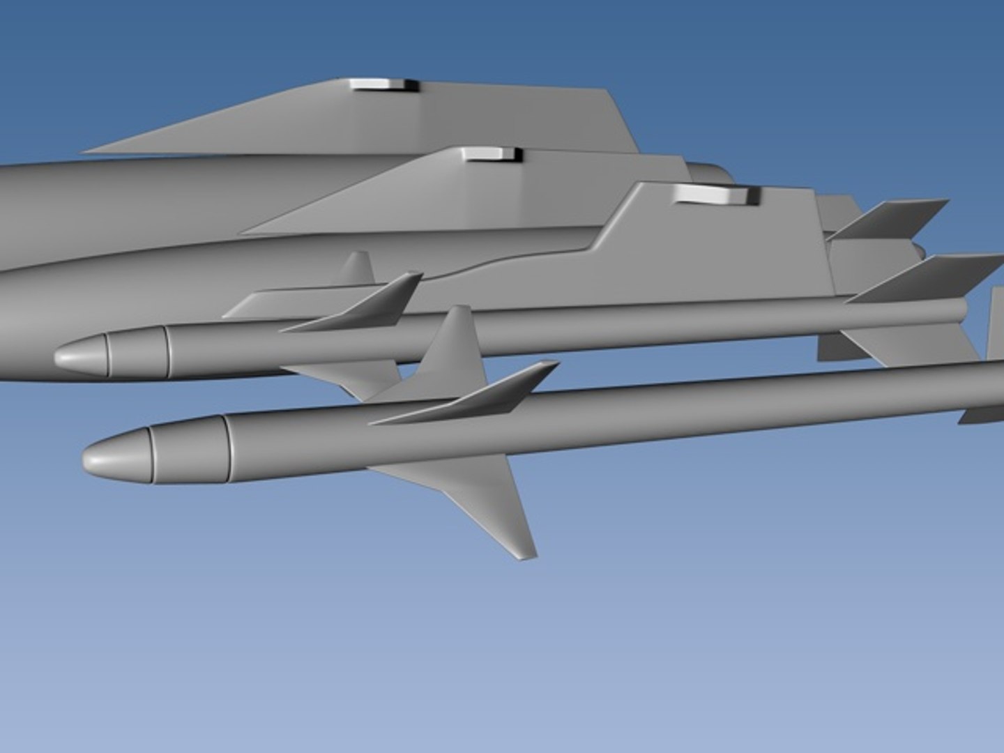 Armament Jet Fighter 3d Model
