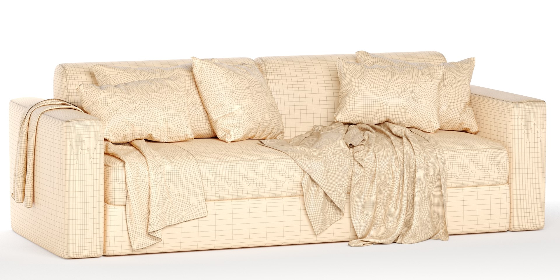 Yaki Lema Sofa Bed Model - TurboSquid 2140921