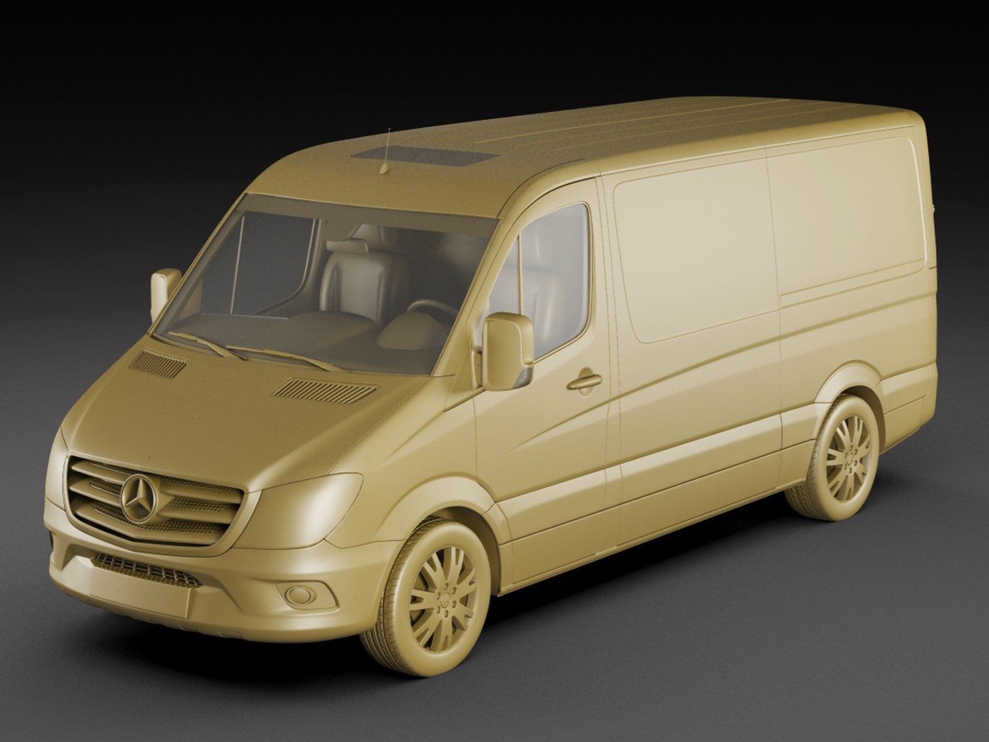 Mercedes Sprinter 2014 3d 3ds