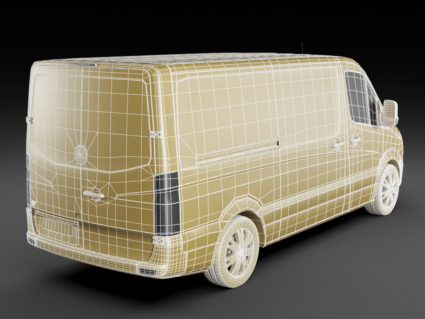 Mercedes Sprinter 2014 3d 3ds