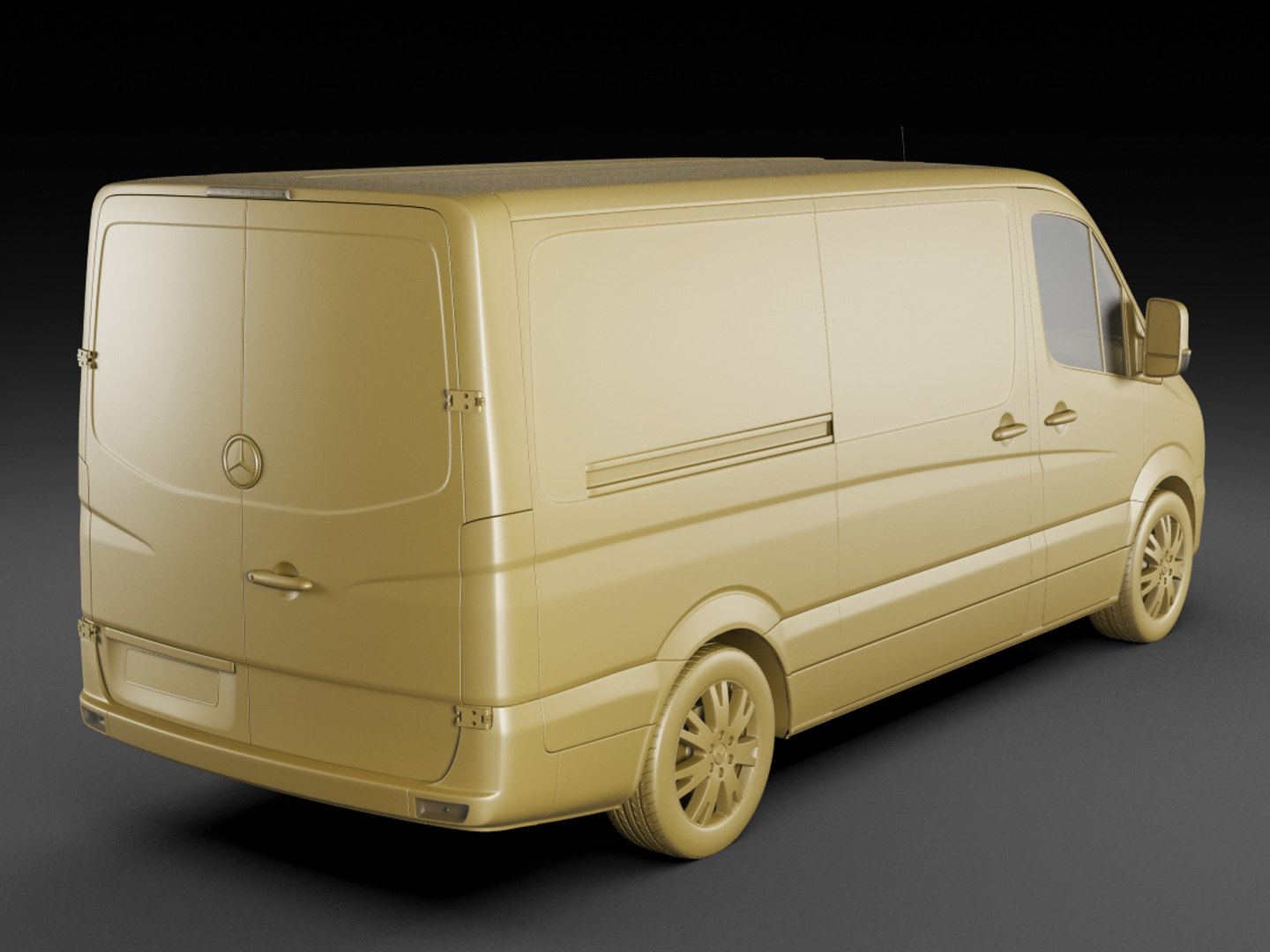 Mercedes Sprinter 2014 3d 3ds