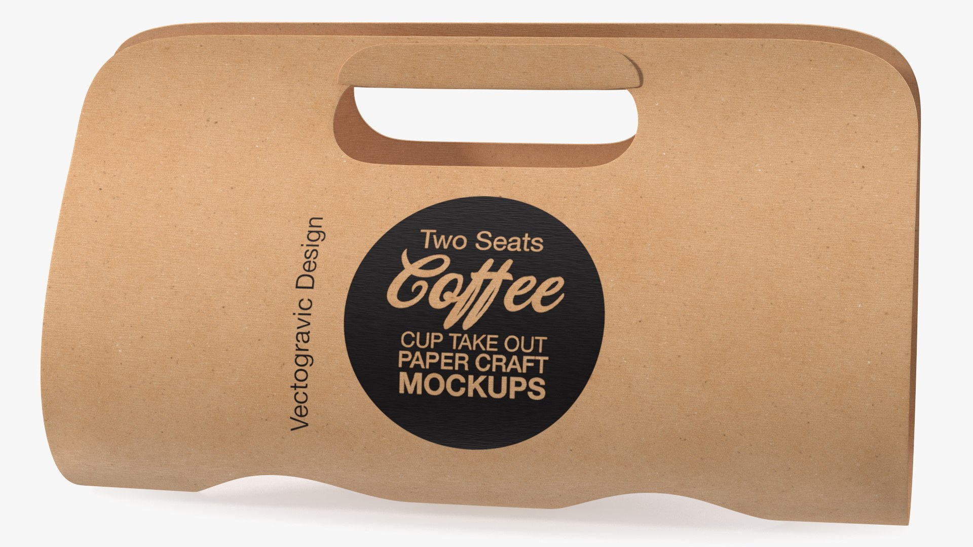 Mockup Two Seats Paper Cup Carrier 3D - TurboSquid 1967523