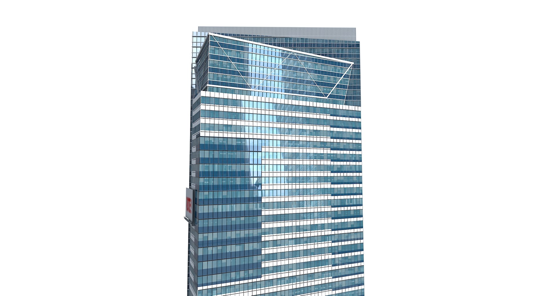 3D Times Square Tower Low Poly - TurboSquid 1816898