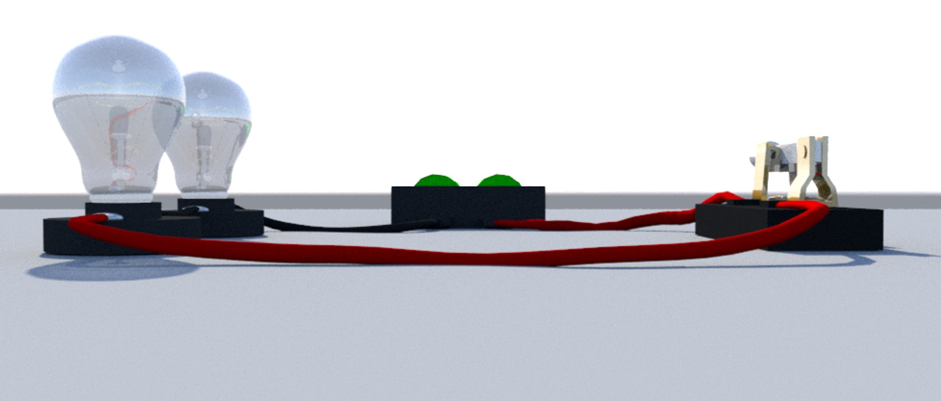 Simple Series Circuit 3D Model - TurboSquid 1321649