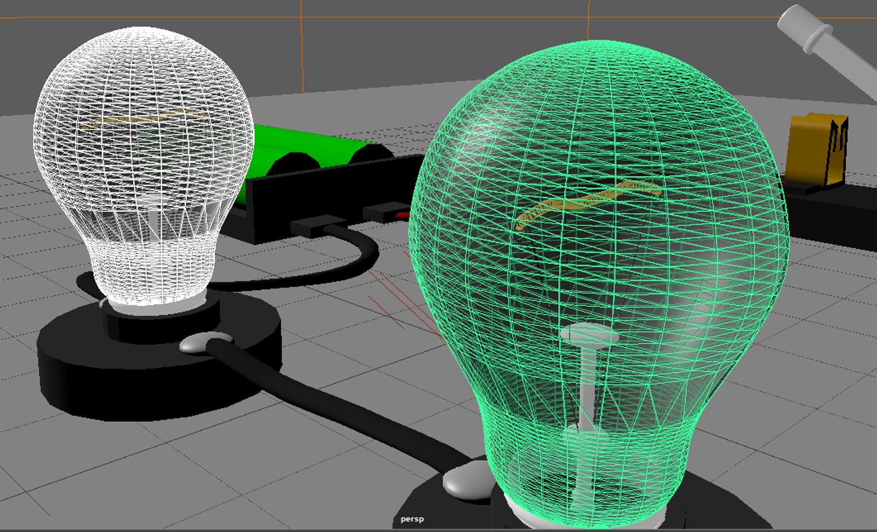 Simple Series Circuit 3D Model - TurboSquid 1321649