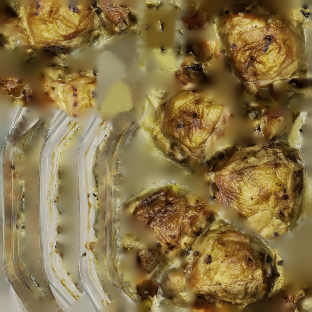 Baked chicken meat 3D model - TurboSquid 2021296