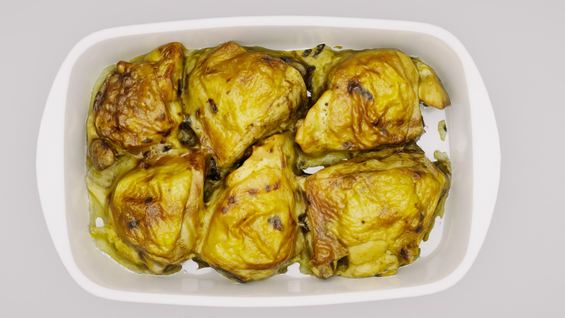 Baked chicken meat 3D model - TurboSquid 2021296