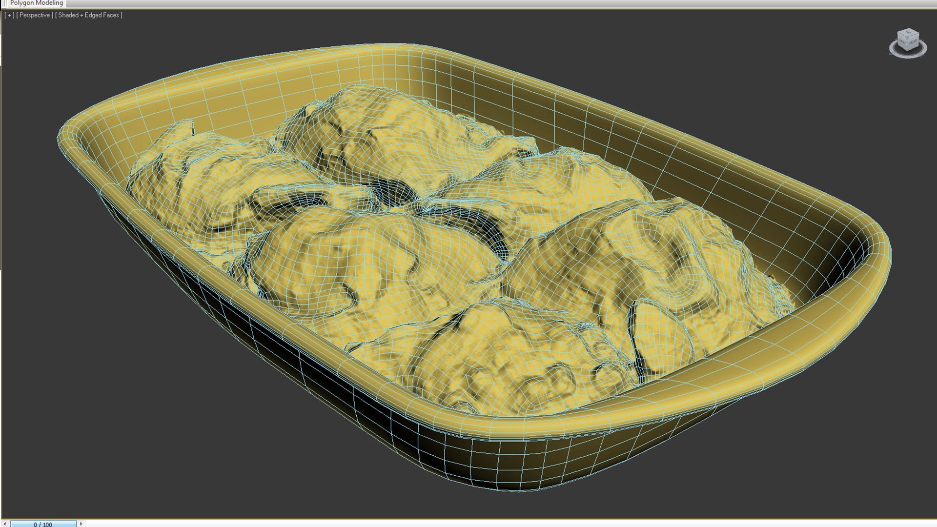 Baked chicken meat 3D model - TurboSquid 2021296
