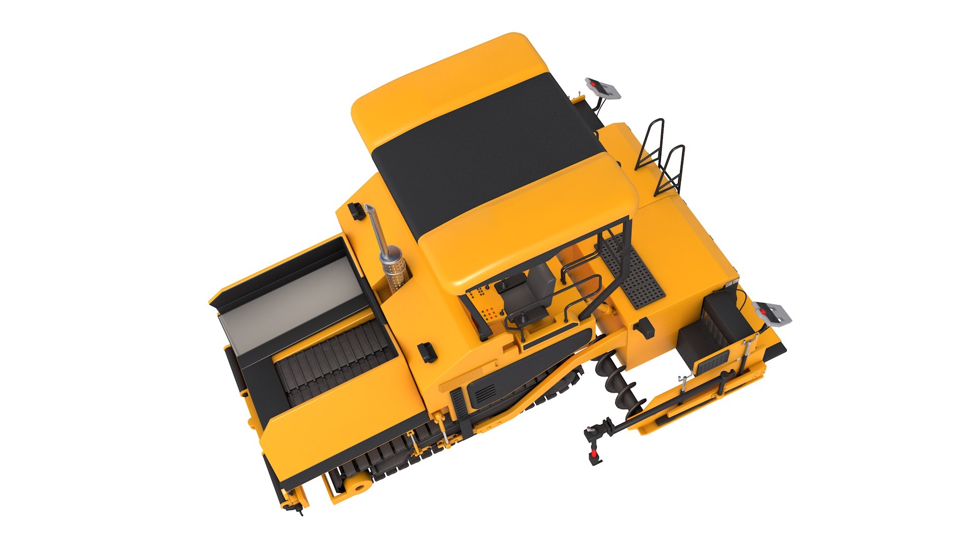 Asphalt Paver 3D Model - TurboSquid 2144111