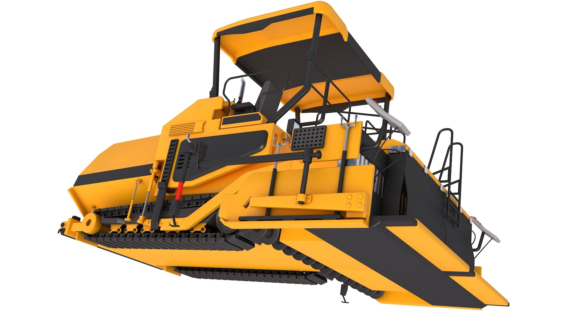 Asphalt Paver 3D Model - TurboSquid 2144111