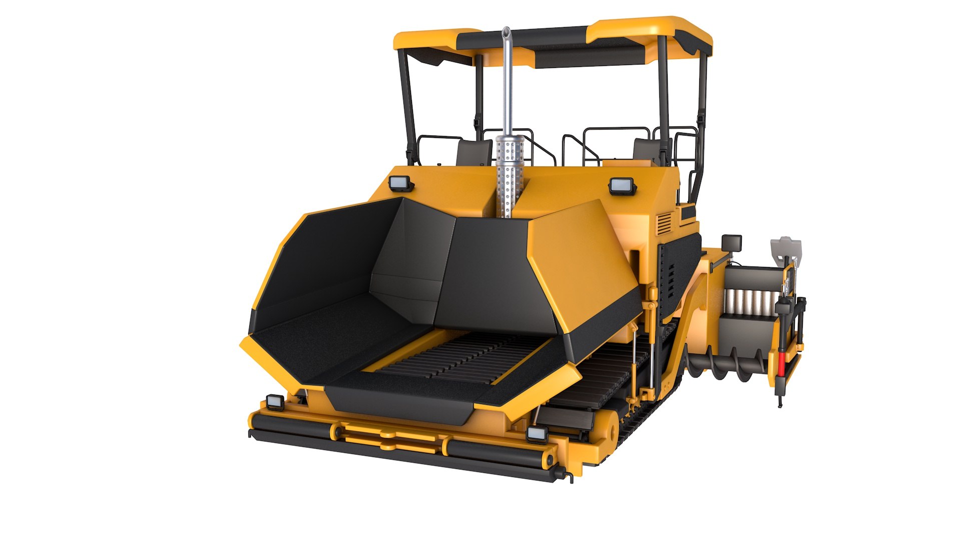 Asphalt Paver 3D Model - TurboSquid 2144111