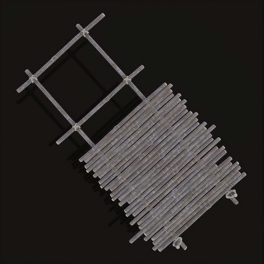 3D Primitive Tree Tied Fish Skinning Table Model - TurboSquid 1930308