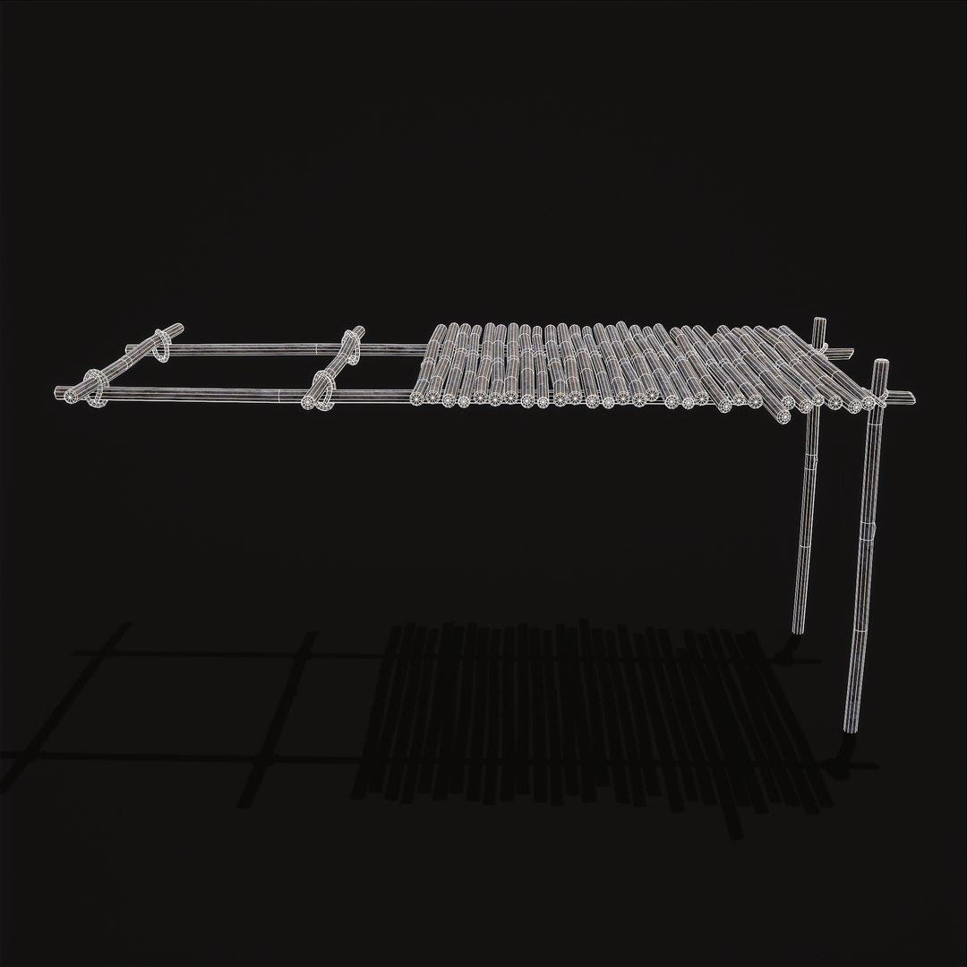 3D Primitive Tree Tied Fish Skinning Table Model - TurboSquid 1930308