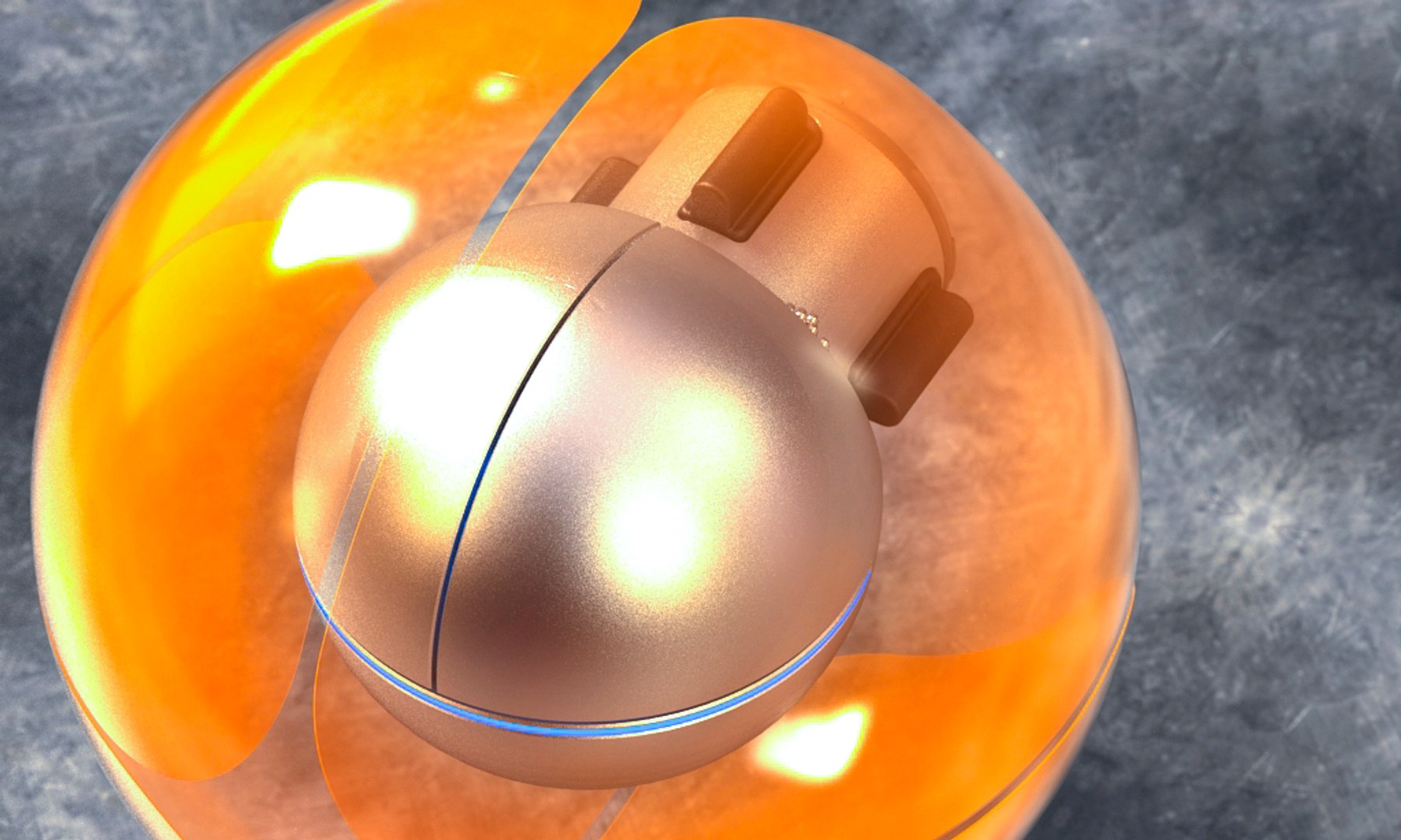 3d Model Of Sci-fi Sphere