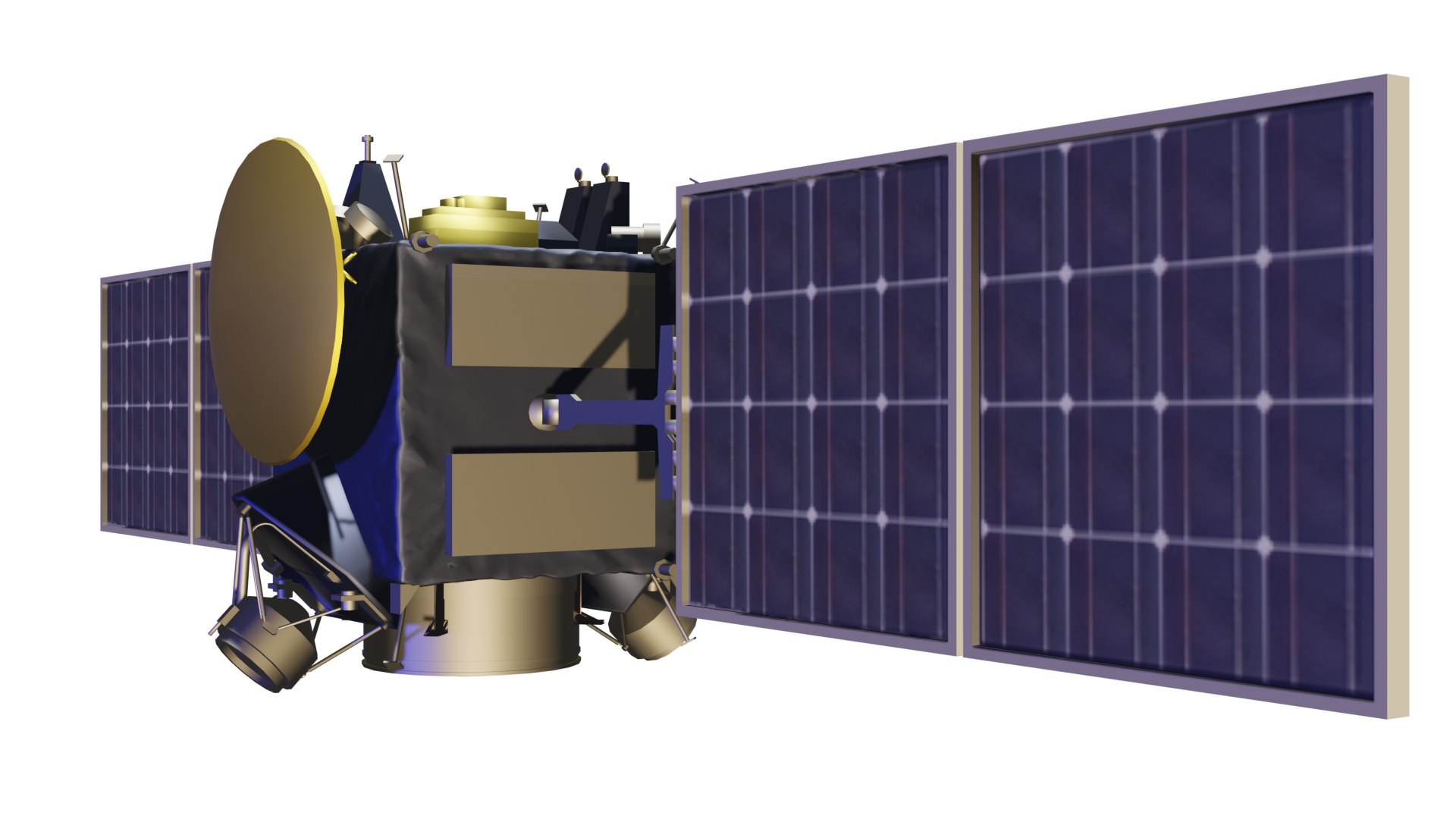 3D Satellite Model - TurboSquid 1774977