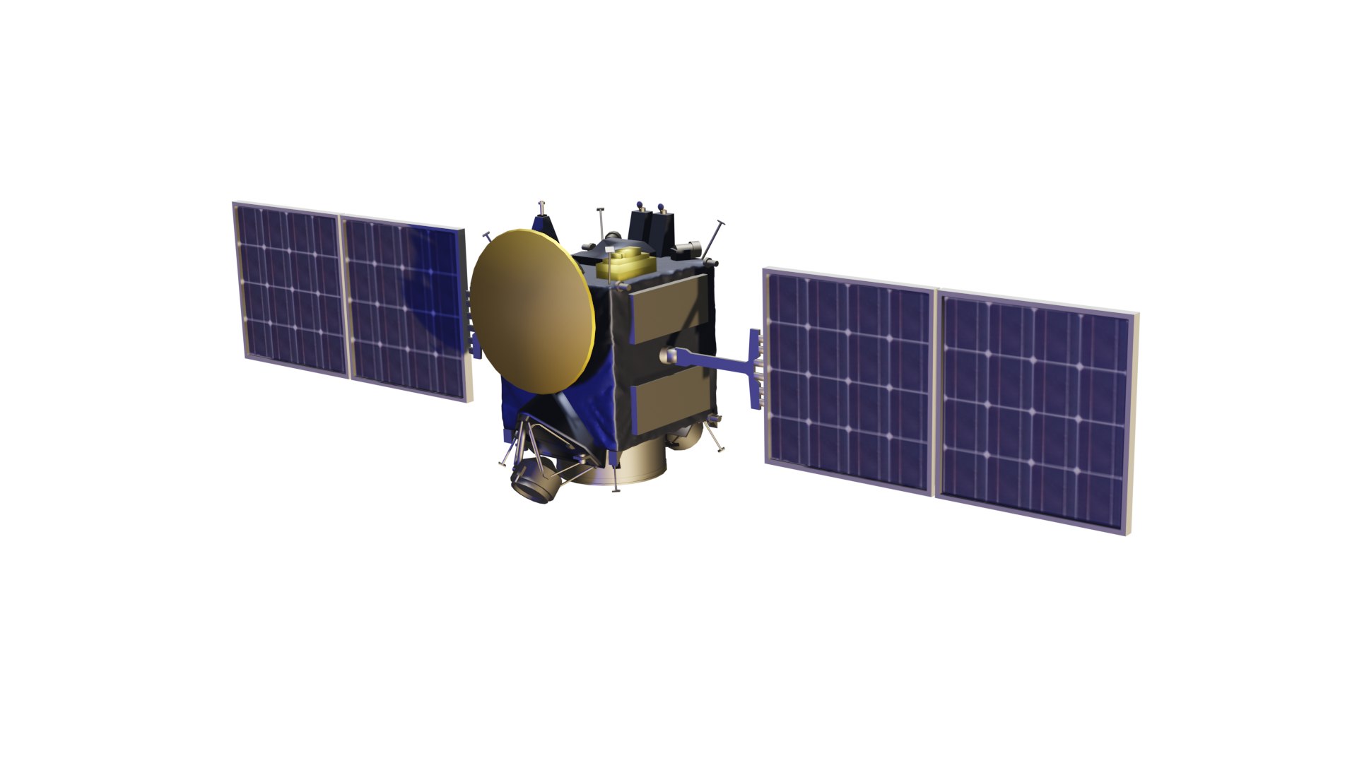 3D Satellite Model - TurboSquid 1774977