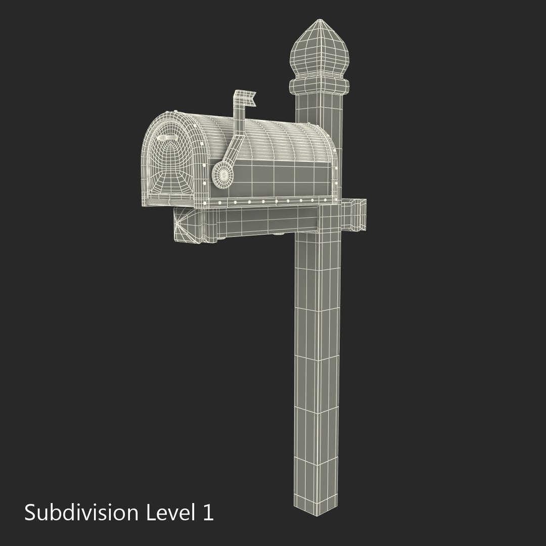 3d Model Mailbox 2