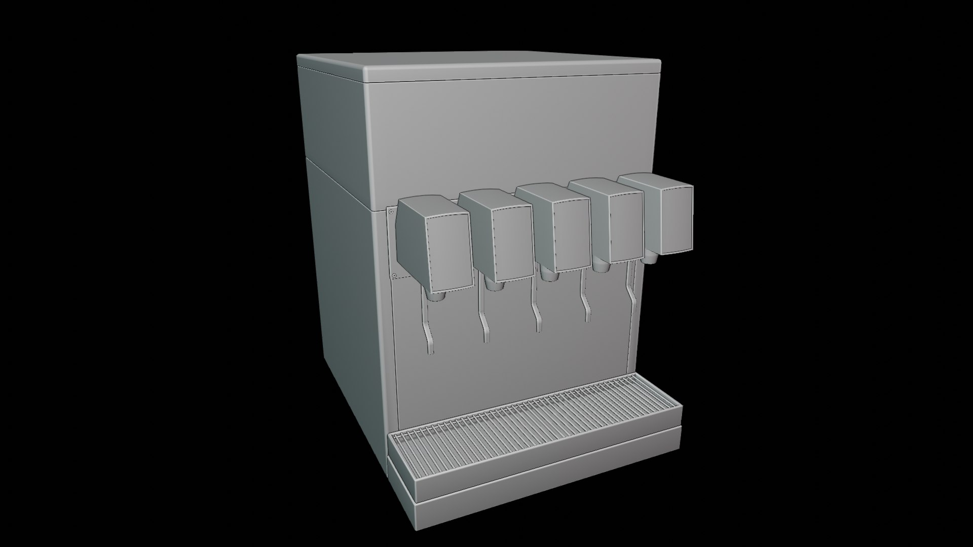 Soda Dispenser 3D Model - TurboSquid 2121077
