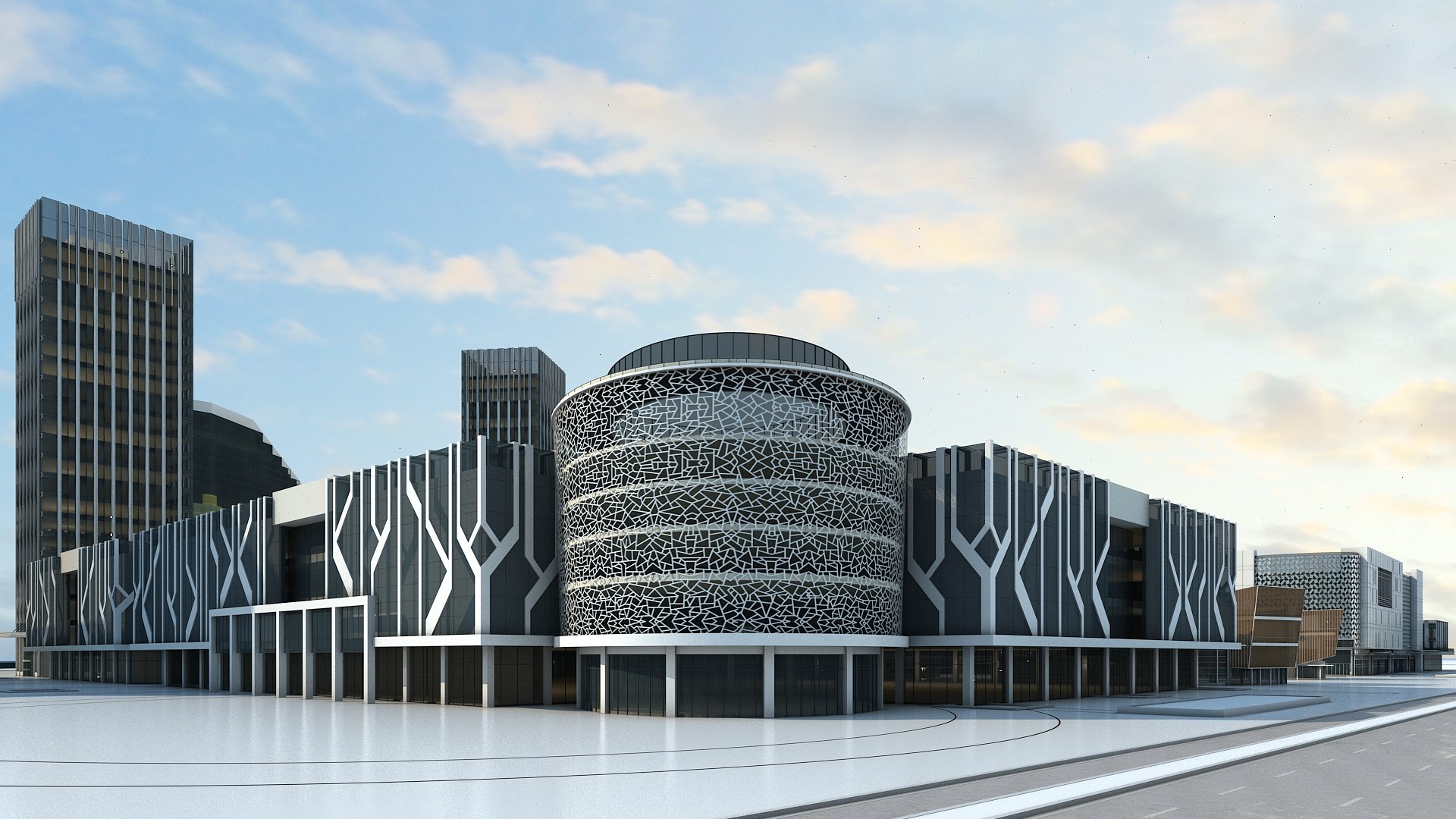 Modern Building 35 3D Model - TurboSquid 1746646