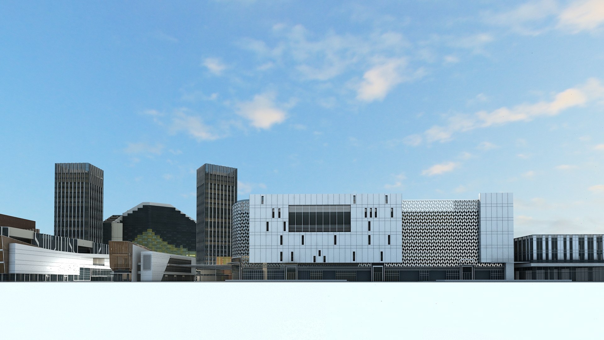 Modern Building 35 3D Model - TurboSquid 1746646