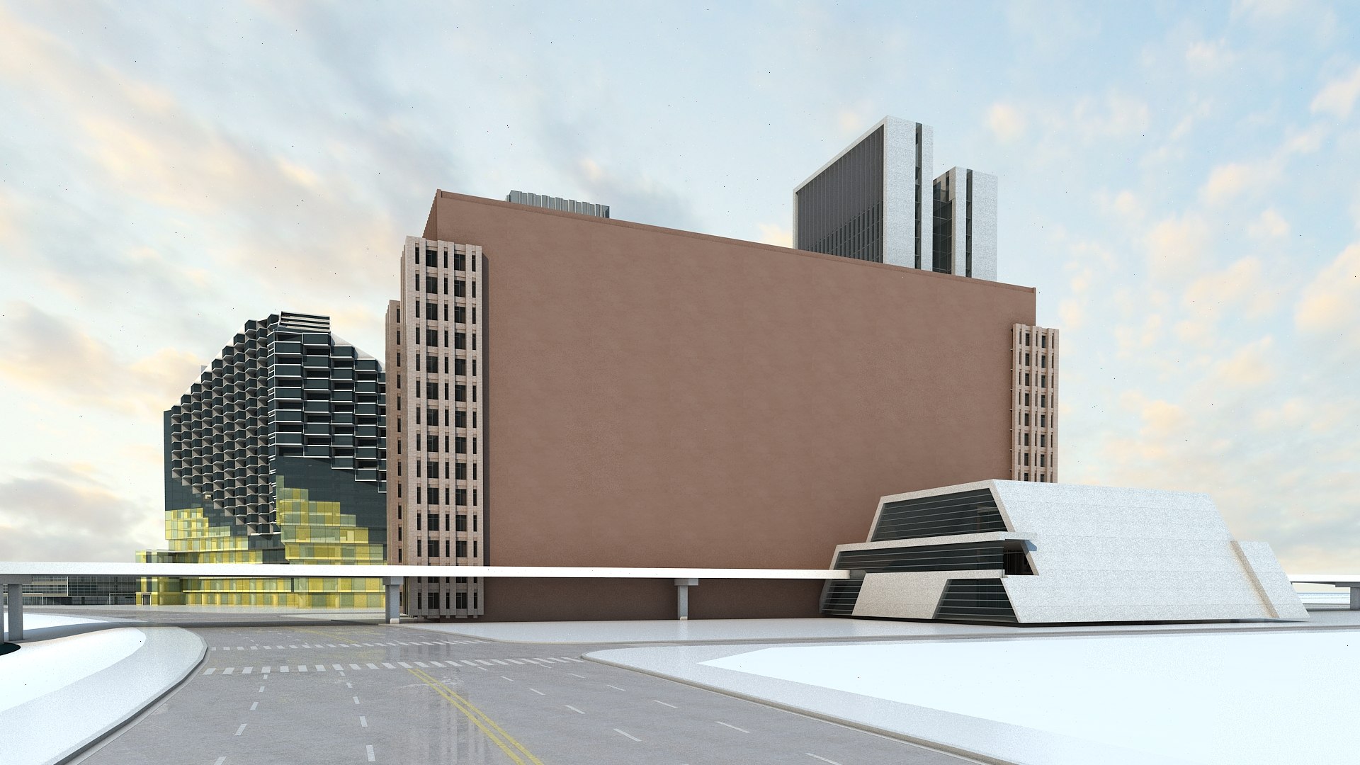 Modern Building 35 3D Model - TurboSquid 1746646