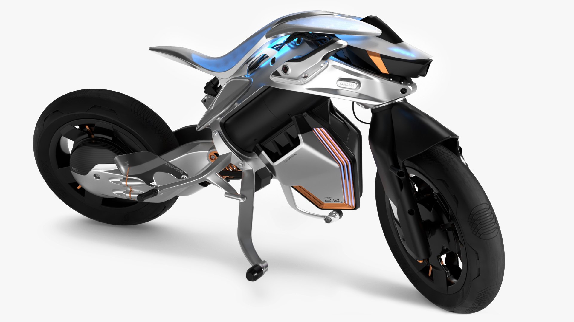 Yamaha MOTOROiD 2 Motorcycle Rigged For Cinema 4D 3D Model - TurboSquid ...