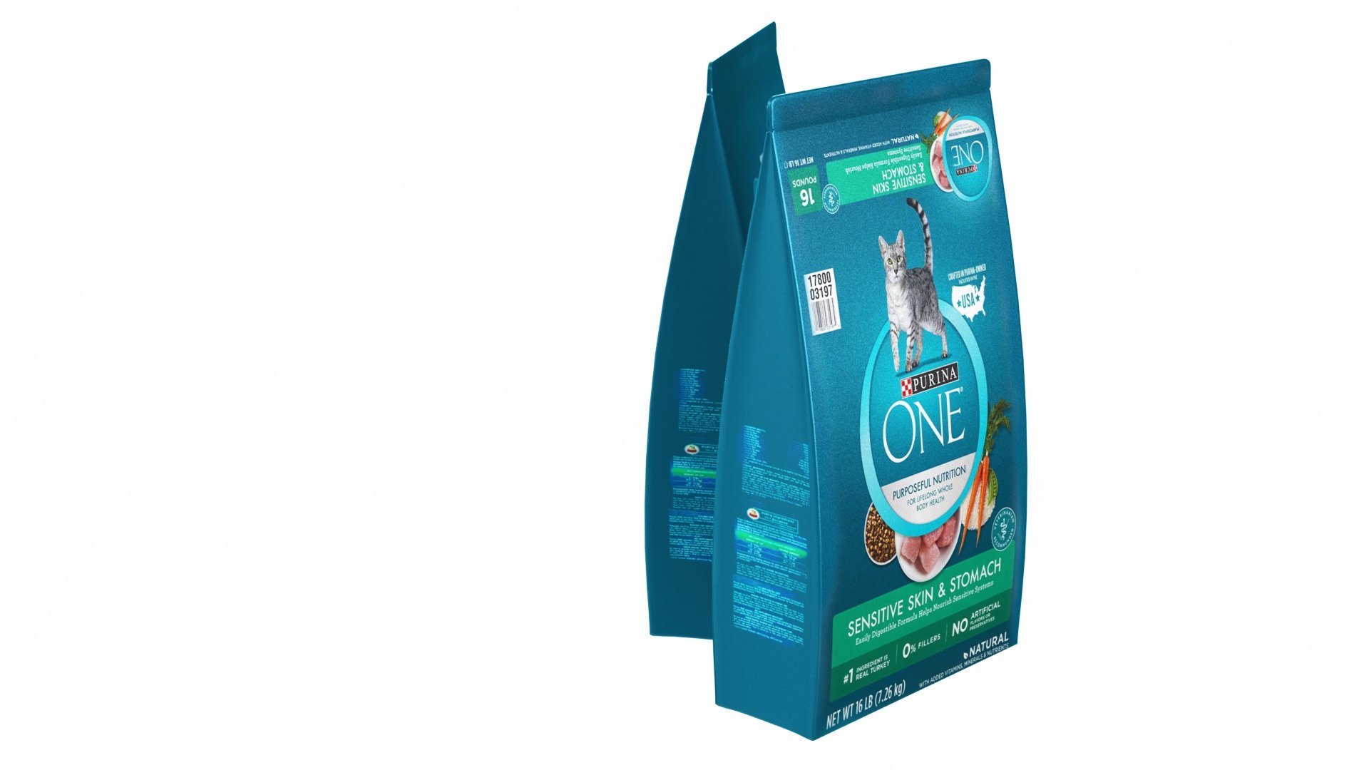 3D Model Purina One Puroseful Nutrition Cat Food - TurboSquid 1731024