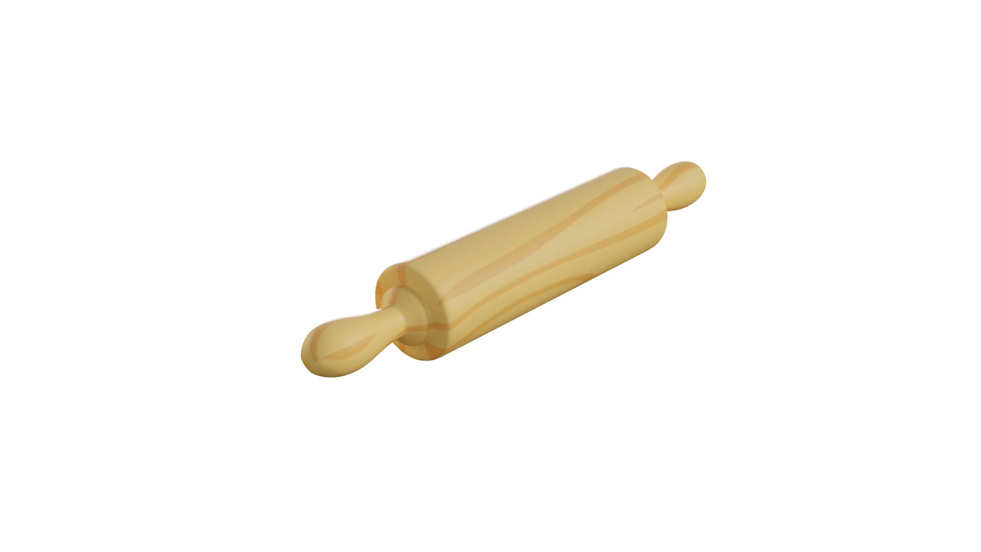 3D Rolling Pin 3D Model - TurboSquid 2310653