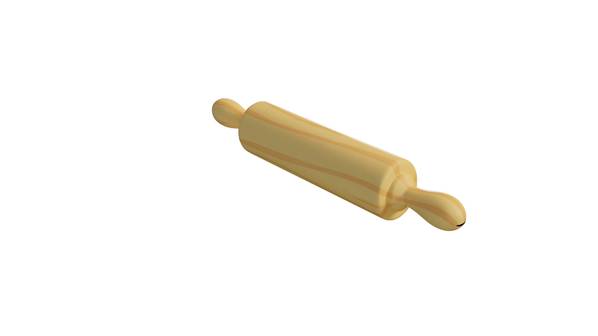 3D Rolling Pin 3D Model - TurboSquid 2310653