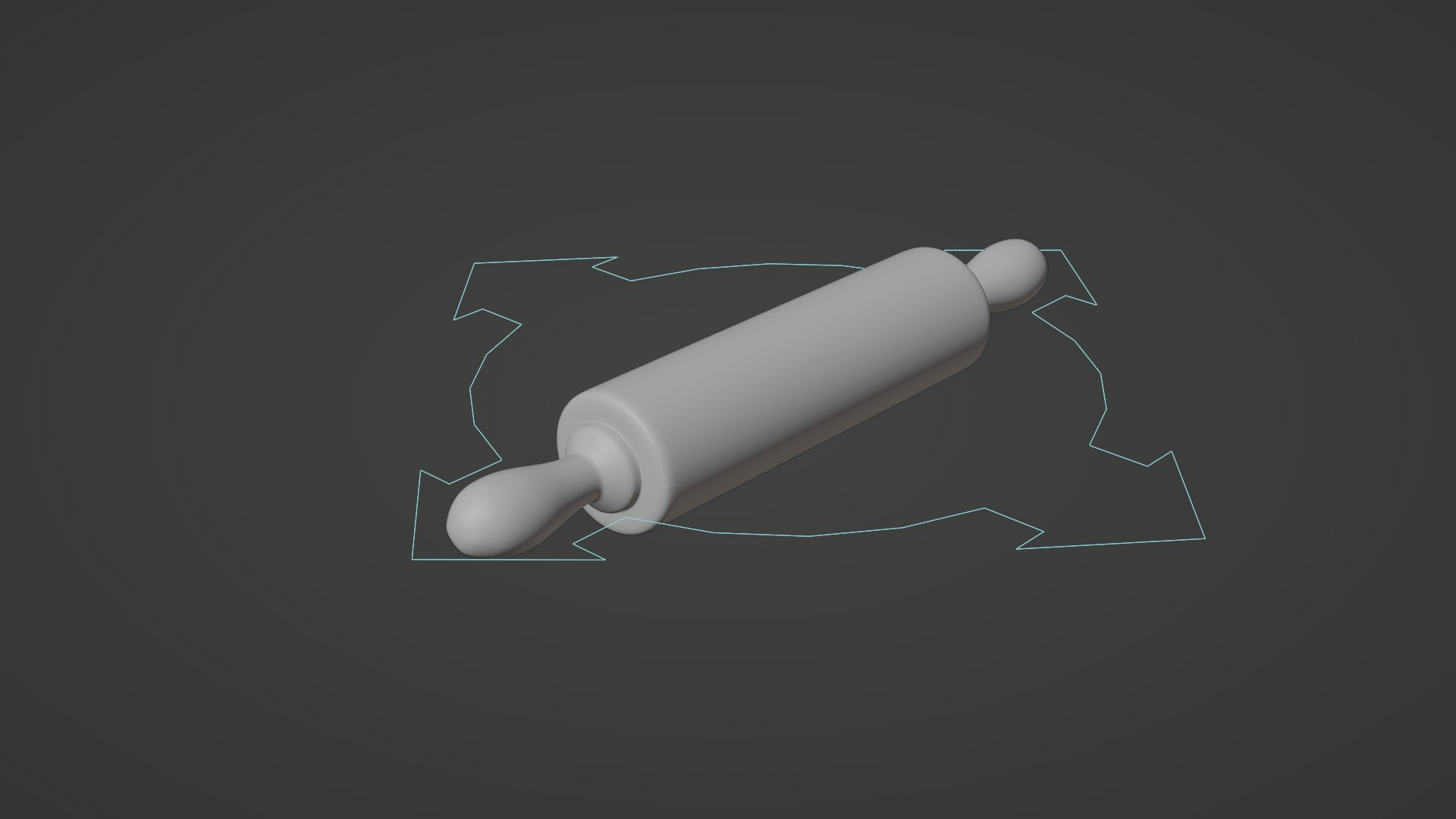 3D Rolling Pin 3D Model - TurboSquid 2310653