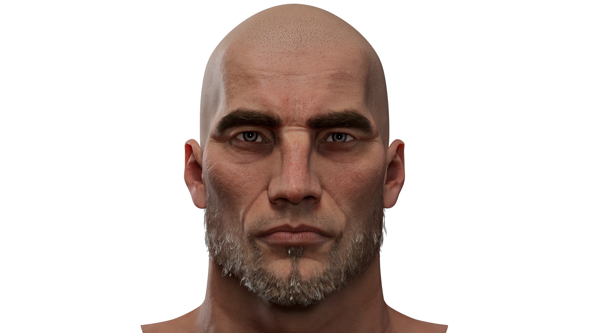 3D Carlos Realistic model of male head model - TurboSquid 1842920