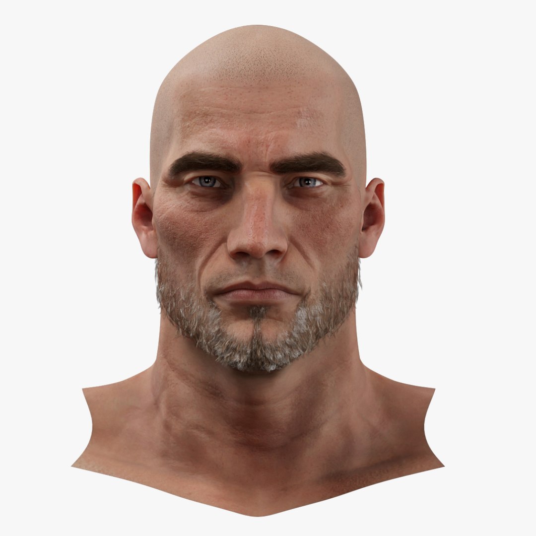 3D Carlos Realistic model of male head model - TurboSquid 1842920