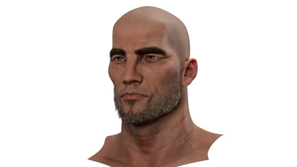 3D Carlos Realistic model of male head model - TurboSquid 1842920