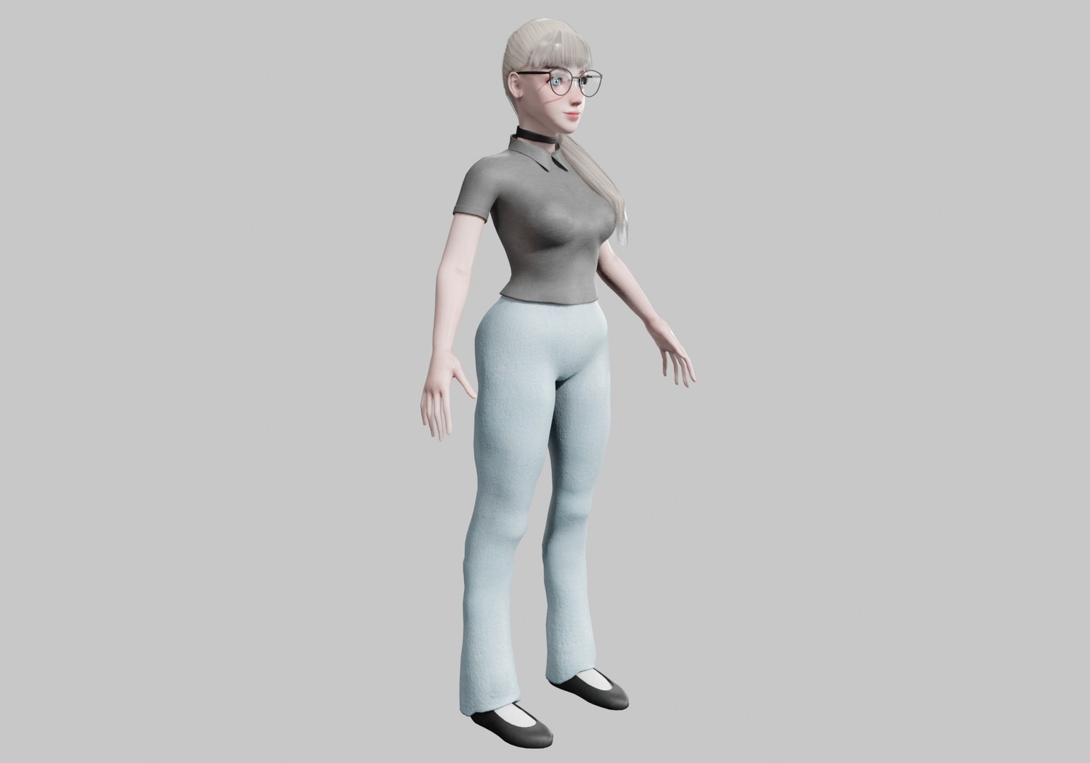 Pretty Beautiful Woman V24134 3D Model - TurboSquid 2282763