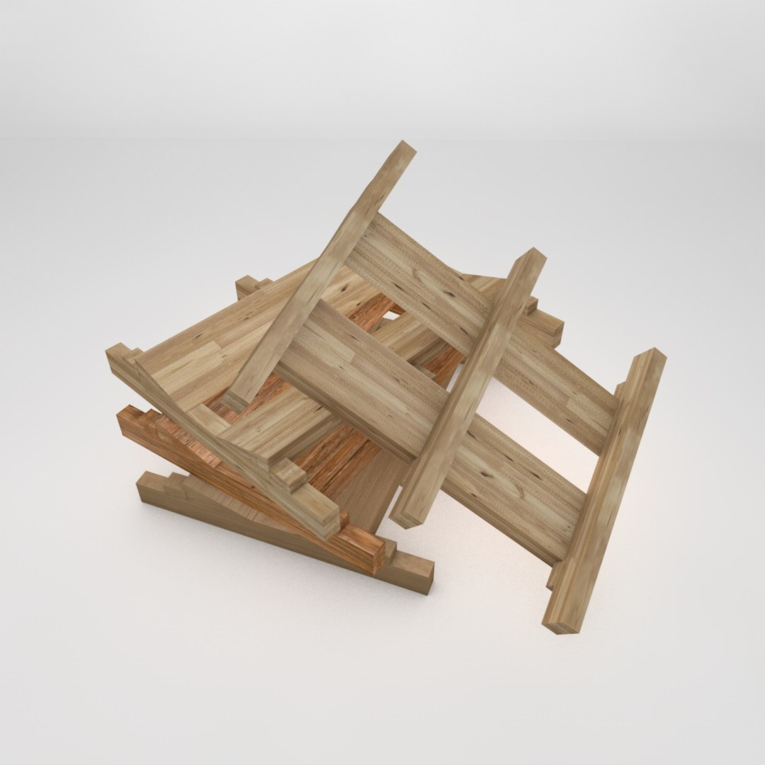 3D Wood Pallet Wedges - TurboSquid 1379463