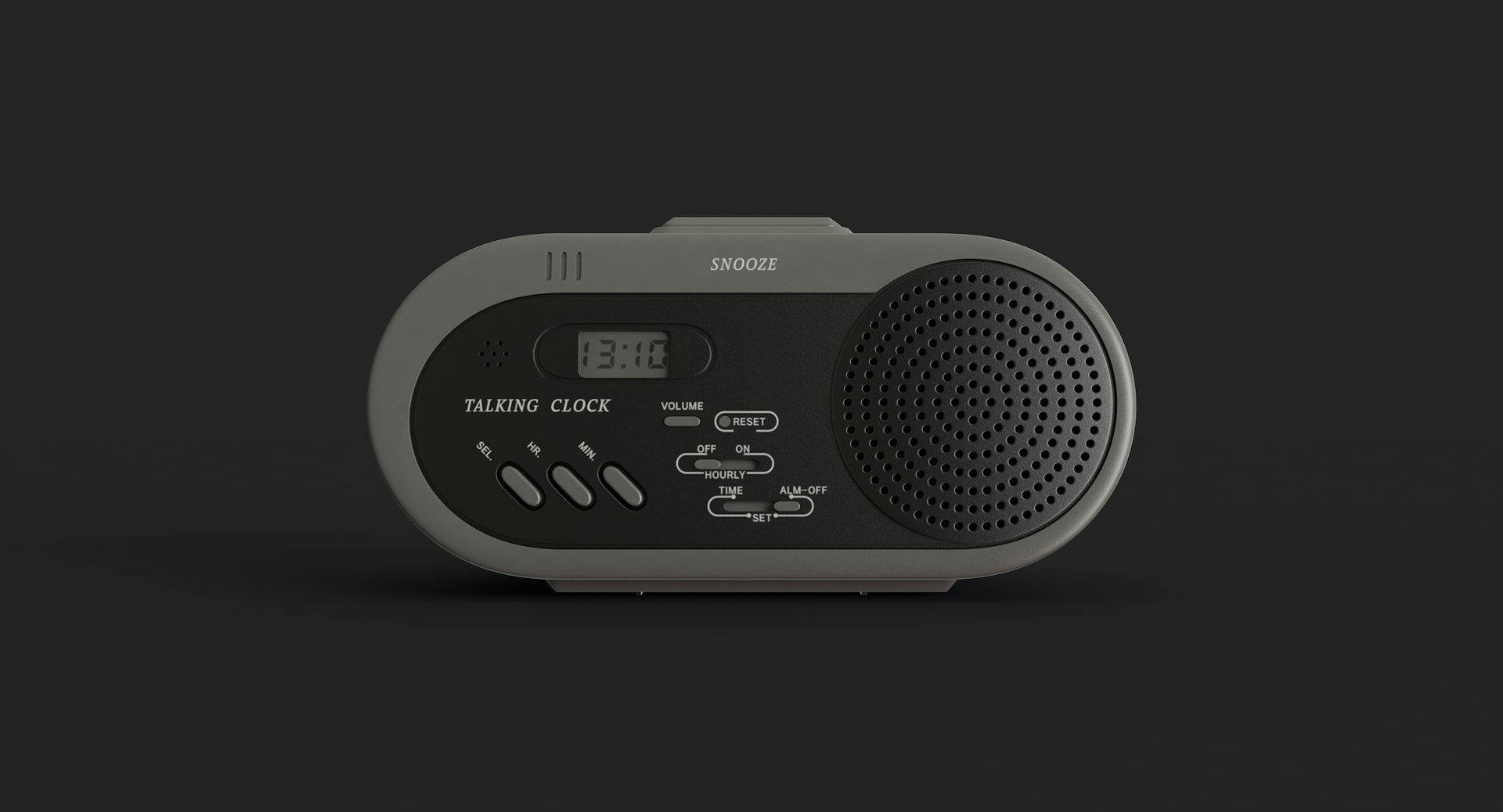 Realistic Snooze Talking Clock 3D Model - TurboSquid 1294961