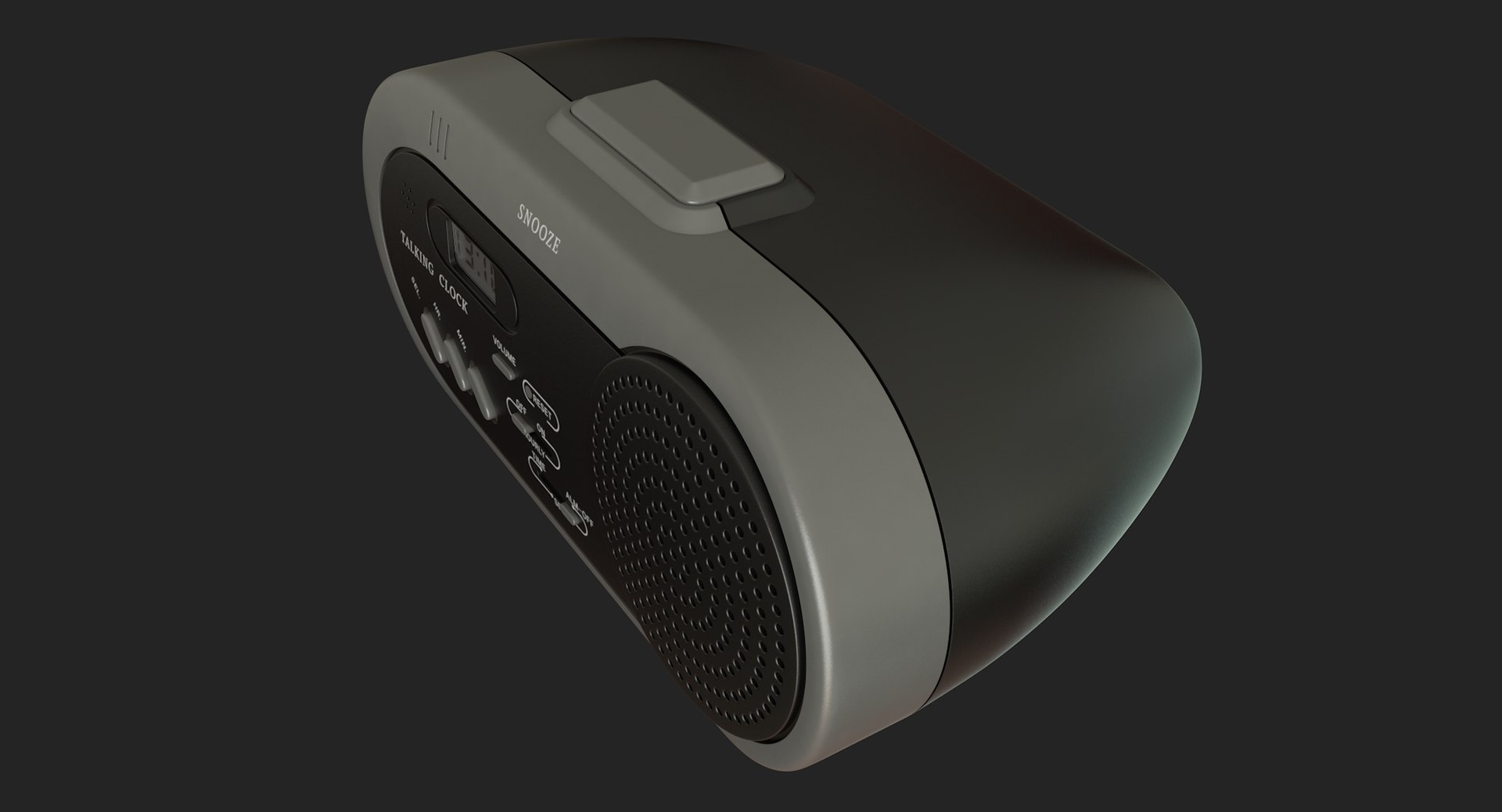 Realistic Snooze Talking Clock 3D Model - TurboSquid 1294961