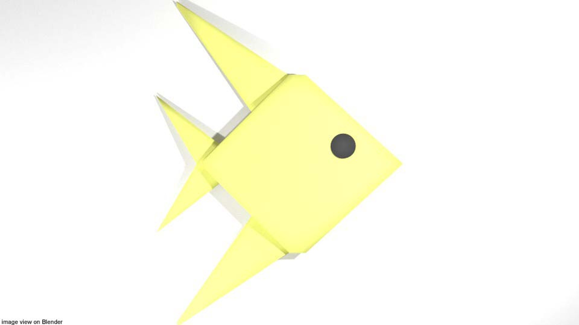 3D Model Fish Origami - TurboSquid 1234568