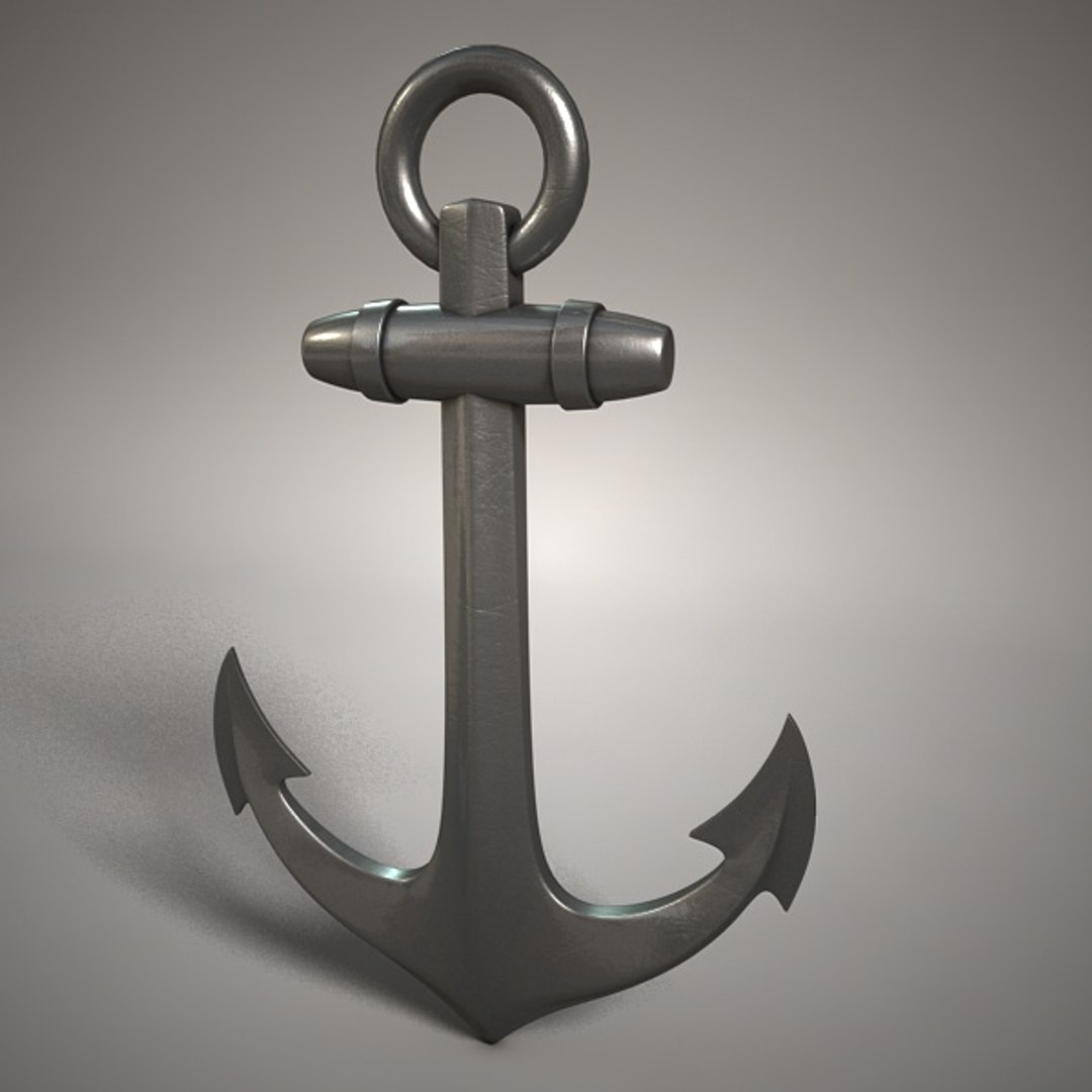 Iron Anchor 3d Model