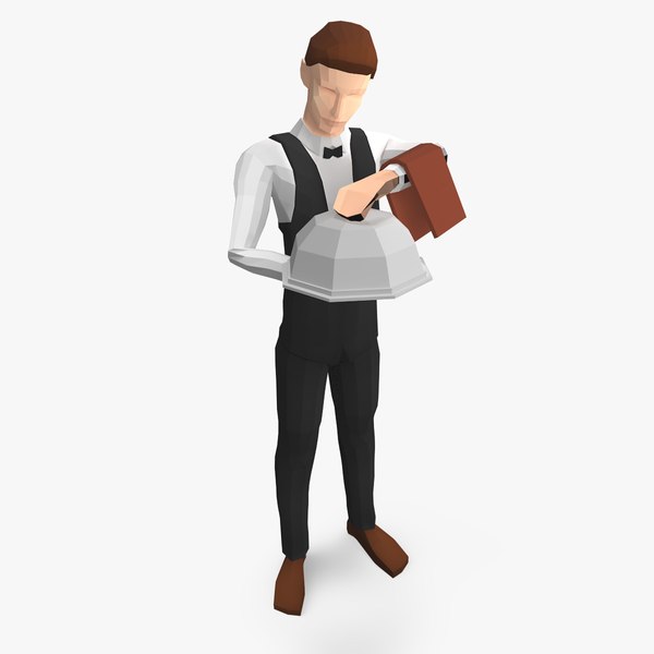 3D Waiter Models | TurboSquid