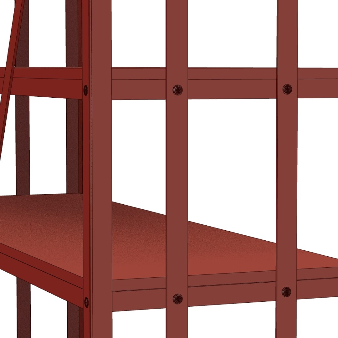 Metal Rack 3D Model - TurboSquid 1656320