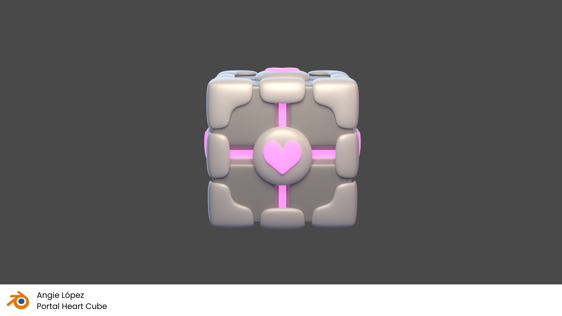 PortalHeartCube 3D Model - TurboSquid 2247188