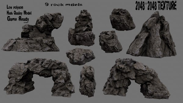 Rock cave mountain 3D model | 1144110 | TurboSquid